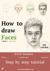 How to draw faces from imagination [Ebook 2] Thomas Letor